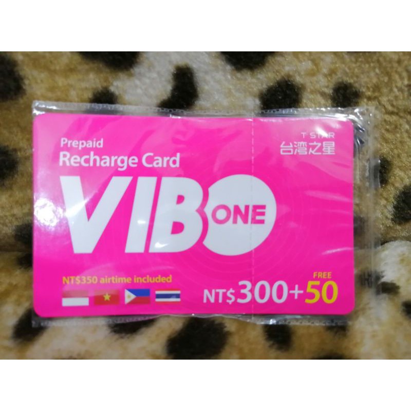 台灣之星 威寶 T STAR VIBO ONE 預付卡 儲值卡 電話卡 NT$300+50 | 蝦皮購物