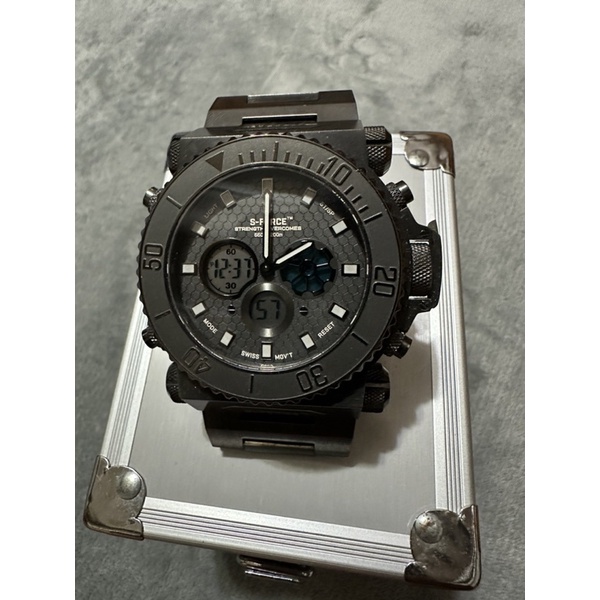 S-force VIP 健身 手錶 Tao 鋼鐵灰 50m | 蝦皮購物