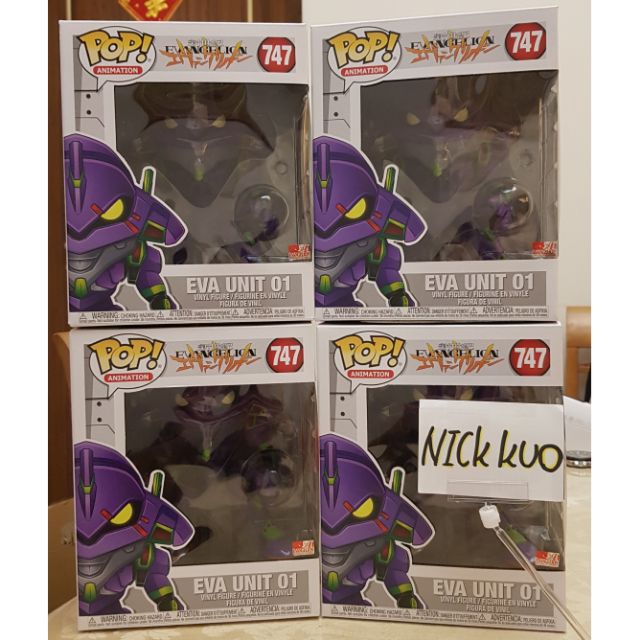 [NickDaDa] Funko POP 747 新世紀 福音戰士 初號機 凌波零 真嗣 | 蝦皮購物