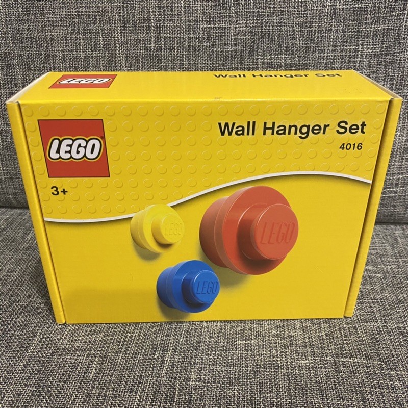 大安區可面交 全新未拆 現貨 正版 LEGO 4016 紅黃藍 牆壁掛鉤 掛勾 禮品 禮物 | 蝦皮購物