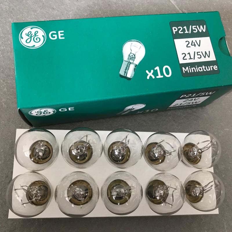 奇異GE p21/5w 24v單心燈泡~雙心燈泡~煞車燈泡~剎車燈泡~方向燈燈泡 | 蝦皮購物