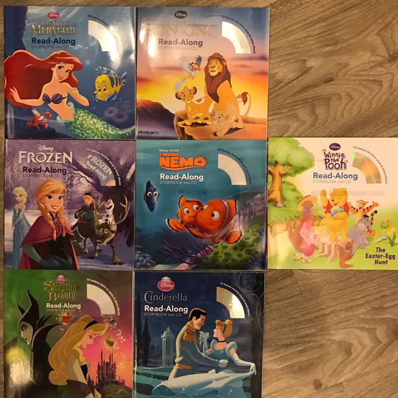 Disney Read-Along Storybook and CD 繪本CD | 蝦皮購物