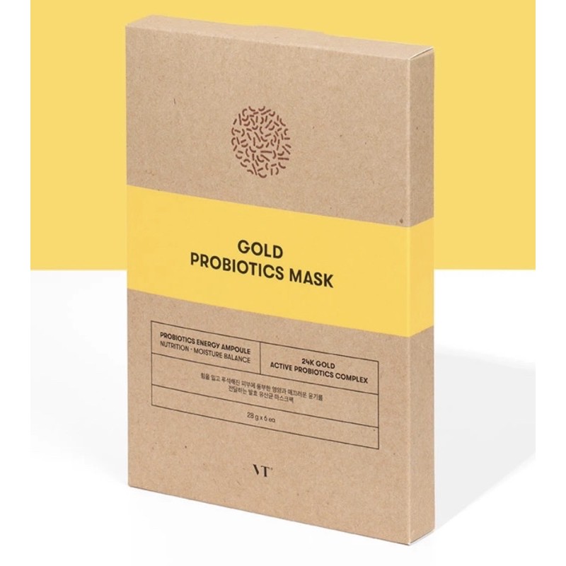 VT GOLD PROBIOTICS MASK 24K 防護面膜 | 蝦皮購物