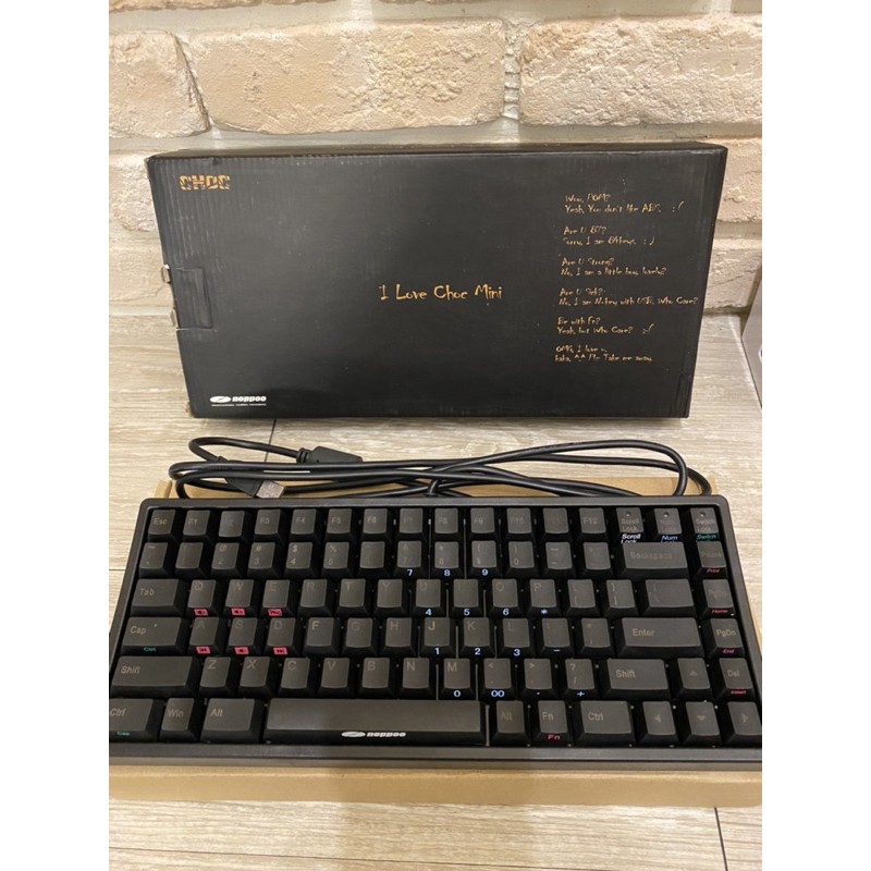 Noppoo Choc Mini 84鍵 有線鍵盤（青軸） | 蝦皮購物