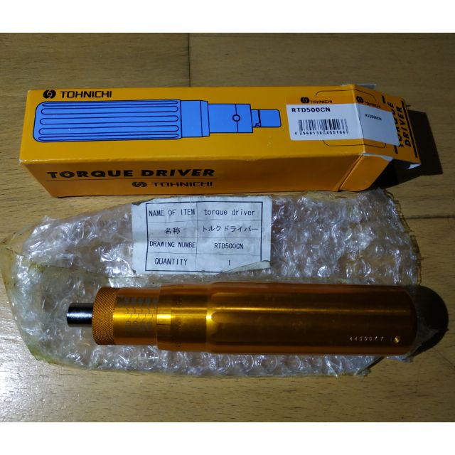 東日 TOHNICHI RTD500CN 扭力起子 扭力扳手 Torque Driver | 蝦皮購物