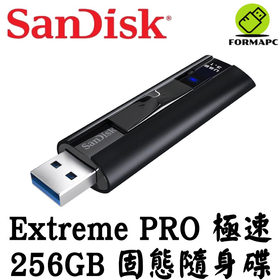 Sandisk extreme pro cz880 256g 256gb usb3.2 高速隨身碟 固態隨身碟 ssd | BeeCost