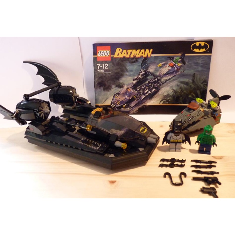 LEGO 樂高經典絕版7780 蝙蝠飛船The Batboat: Hunt for Killer Croc | 蝦皮購物