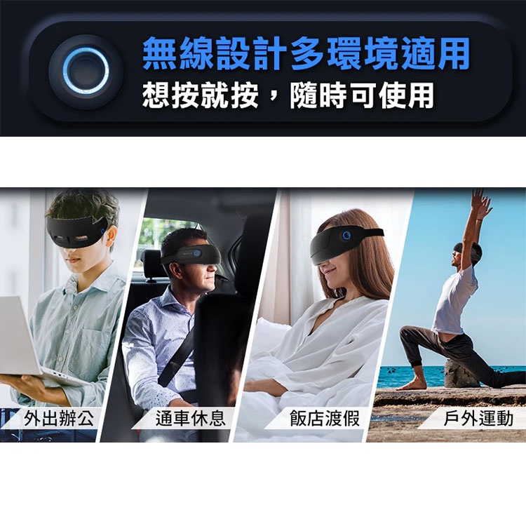 【FUTURE LAB. 未來實驗室】Visual Mask 喚眼儀 眼部紓壓 眼部按摩器 按摩眼罩 眼罩 助眠 | 蝦皮購物