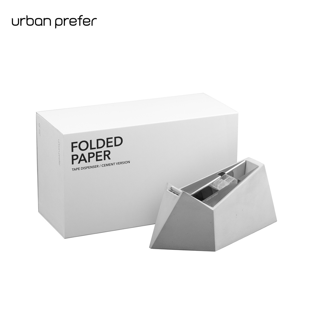 【urban prefer】FOLDED PAPER 水泥紙船膠帶台 (台灣現貨) 膠台 紙鎮 | 蝦皮購物