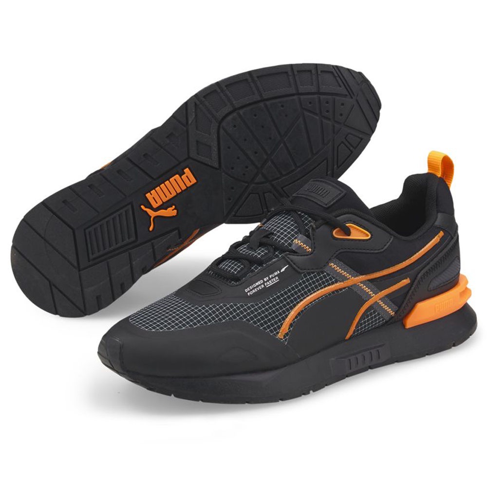 PUMA Mirage Tech Ripstop 男鞋 慢跑 高機能中底 抗撕裂面料 黑橘【運動世界】38167301 | 蝦皮購物