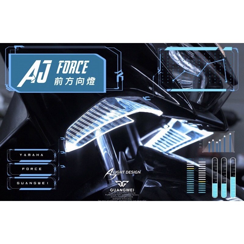 現貨免運 AJ燈係 Force LED幻色流水 Force前方向燈 方向燈 超高亮度 立體設計 全導光條 超跑尾燈質感 | 蝦皮購物