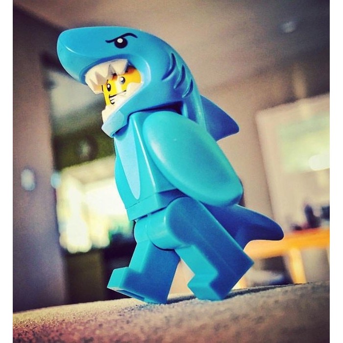 -南港97- LEGO 樂高 Minifigures 71011 #13 鯊魚人 Shark Suit Guy 全新未拆 | 蝦皮購物