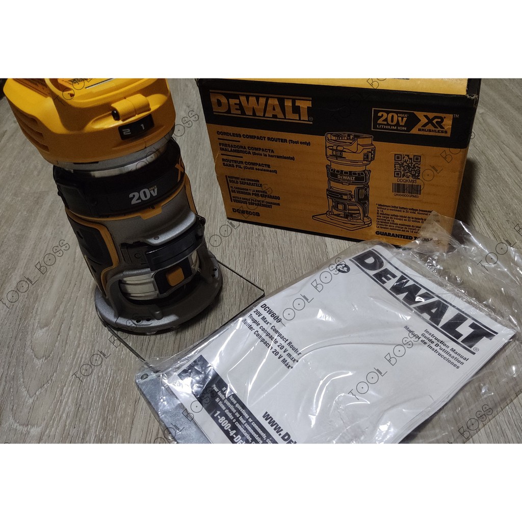 [工具王] 全新 Dewalt 得偉 DCW600 無刷 雕刻機 修邊機 路達 | 蝦皮購物