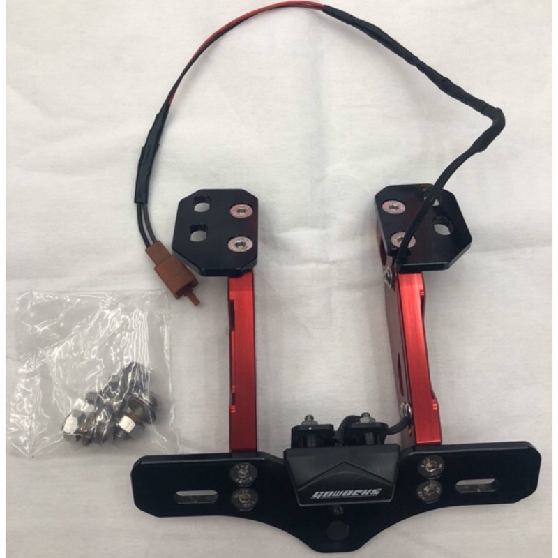 GOWORKS FORCE 後牌架 YAMAHA 後牌架 大牌架 翹牌架 鋁合金後牌架 短牌架 翹牌 後牌板 | 蝦皮購物