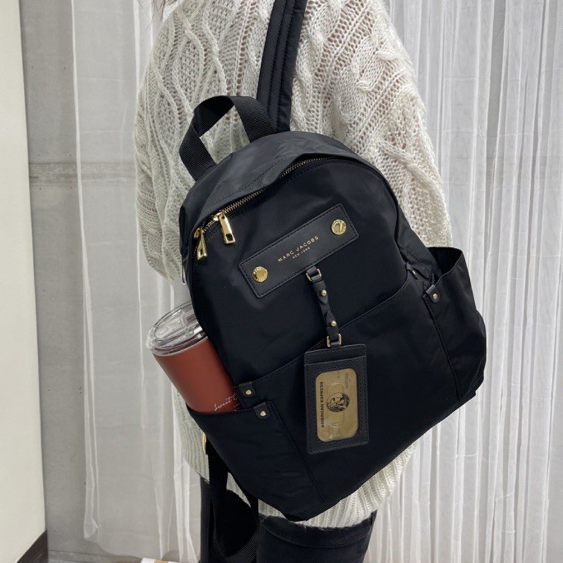 現貨在台 MJ 尼龍 後背包 證件吊牌後背包 Preppy 系列 Marc Jacobs 美國代購 絕對真品 開發票 | 蝦皮購物