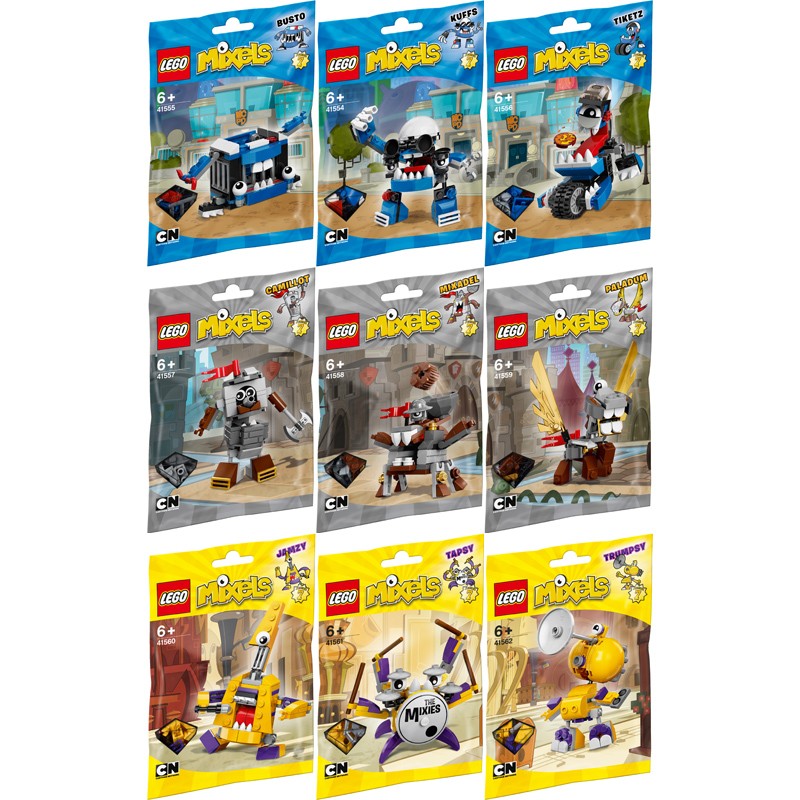 Lego 樂高 全新未拆 Mixels 7 Mixels 7代 41554 - 41562 (共9包一套) | 蝦皮購物