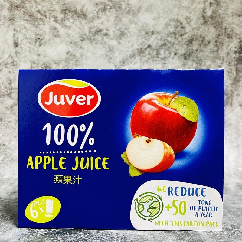 現貨 Juver 蘋果汁 200毫升 X 30入拆箱分購好市多 西班牙蘋果汁 蝦皮購物