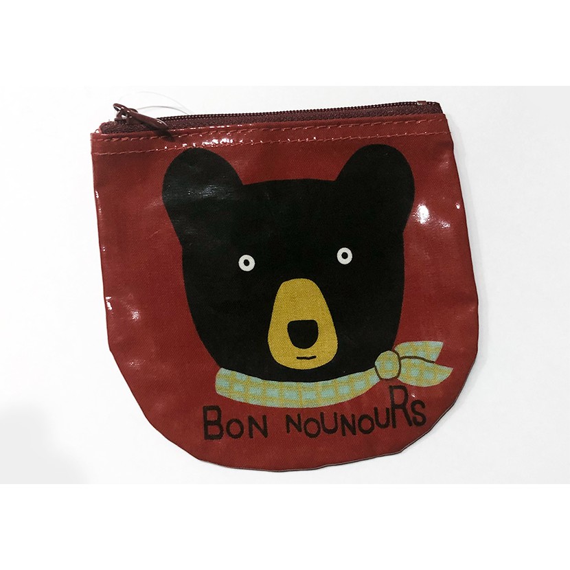 戶崎尚美 BON熊 (bon nounours) 防水帆布 零錢包 (紅色) (NAOMI TOZAKI) (日本製) | 蝦皮購物