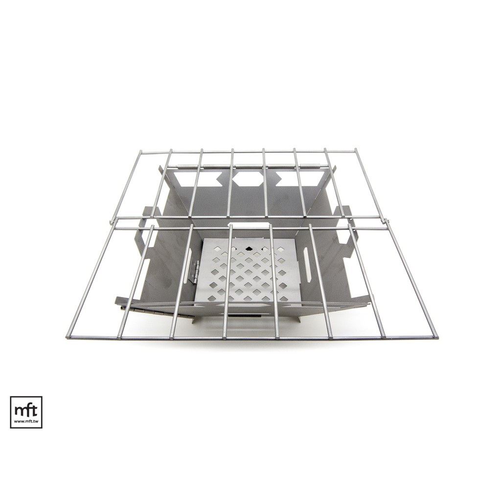 MFT 美國 Vargo Titanium Fire Box Grill 折疊式 鈦合金柴火爐 爐架 烤肉爐 | 蝦皮購物