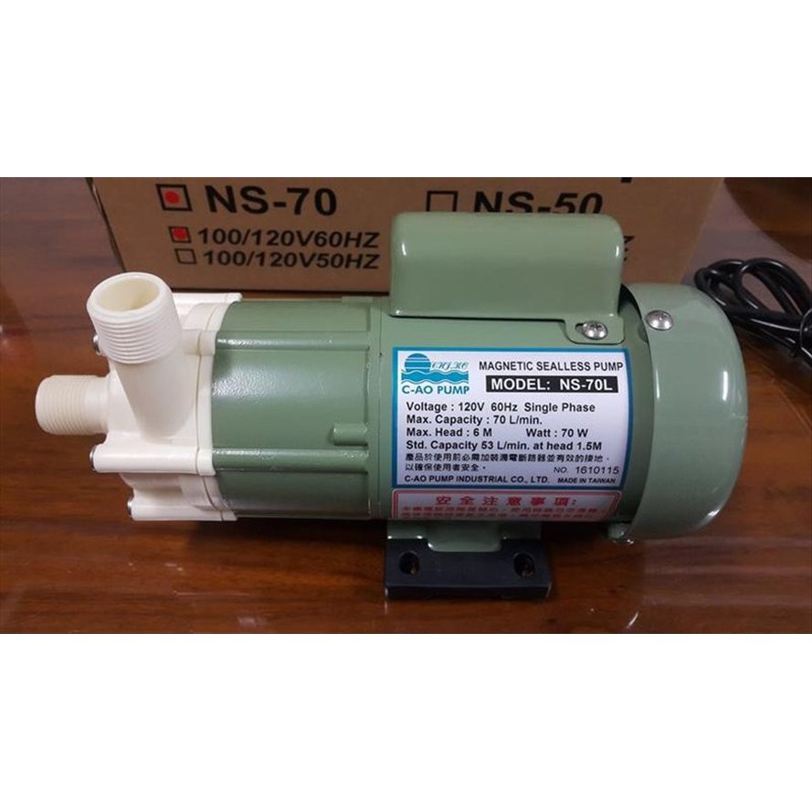 【優質五金】C-AO 奇格NS-70L磁力式 底部過濾抽水馬達 抽水機 耐酸鹼馬達 耐海水 可24小時循環 NS70L | 蝦皮購物