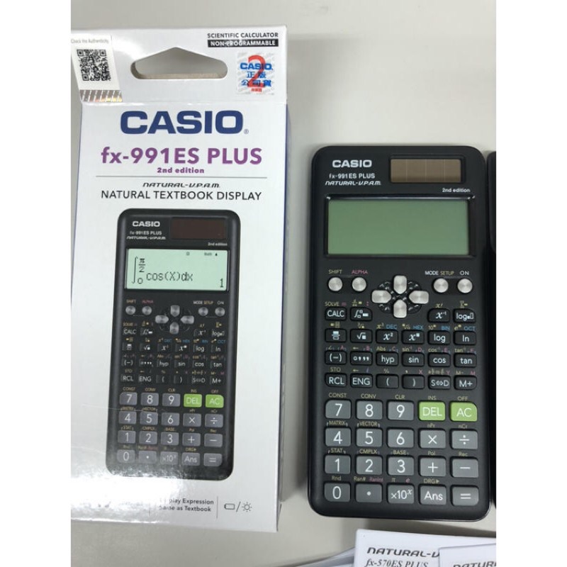 $ 免運$👍全新台灣公司貨保固2年Casio fx991 EX ES PLUS II工程計算機CASIO 991 NEW | 蝦皮購物