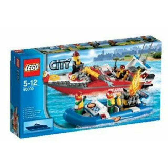 LEGO 樂高 60005 全新品未拆 城市系列 消防船 Fire Boat | 蝦皮購物