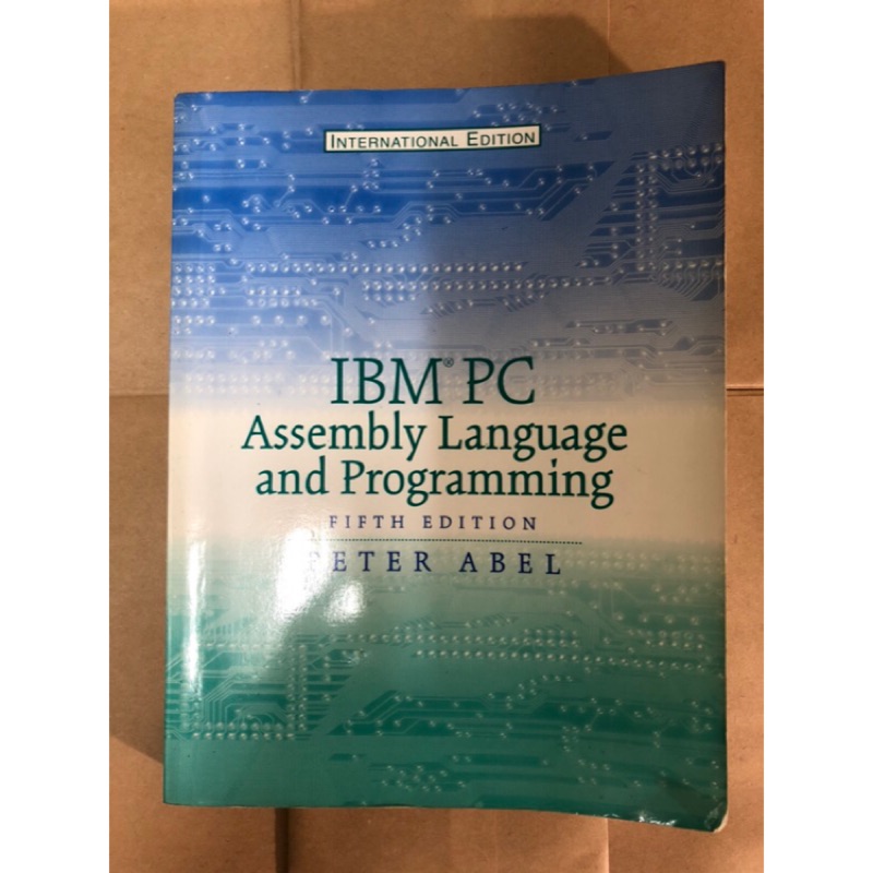 [二手書] IBM PC ASSEMBLY LANGUAGE AND PROGRAMMING 5/E | 蝦皮購物