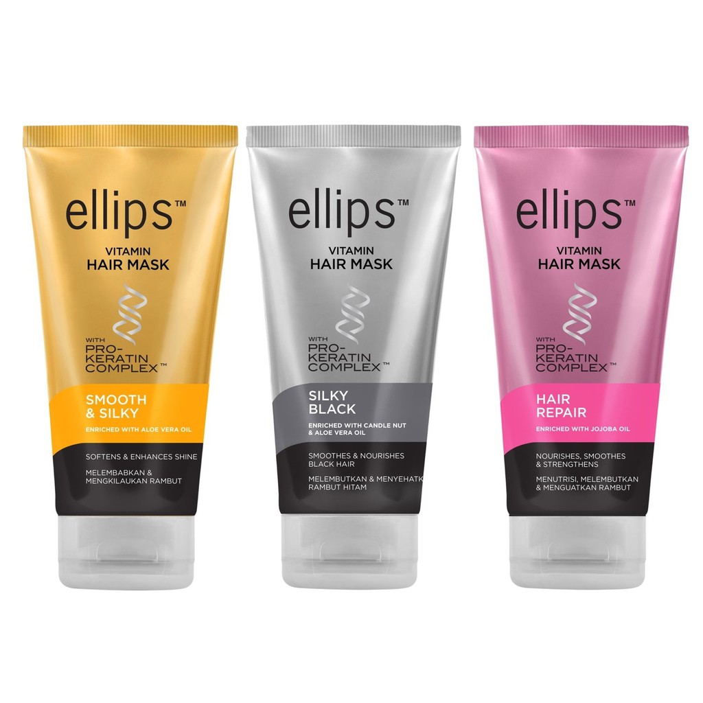 ELLIPS VIT HAIR MASK PRO KERATIN COMPLEX 120g | 蝦皮購物
