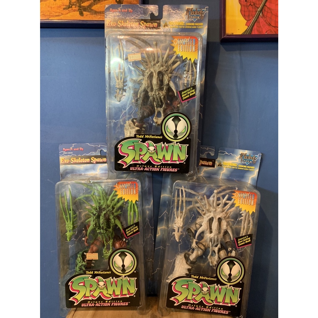 MCFARLANE SPAWN 麥法蘭1996 閃靈悍將 再生俠 SERIES 4 EXO-SKELETON SPAWN | 蝦皮購物
