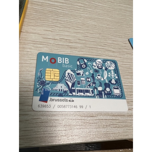比利時 布魯賽爾交通卡 MOBIB basic 二手 | 蝦皮購物