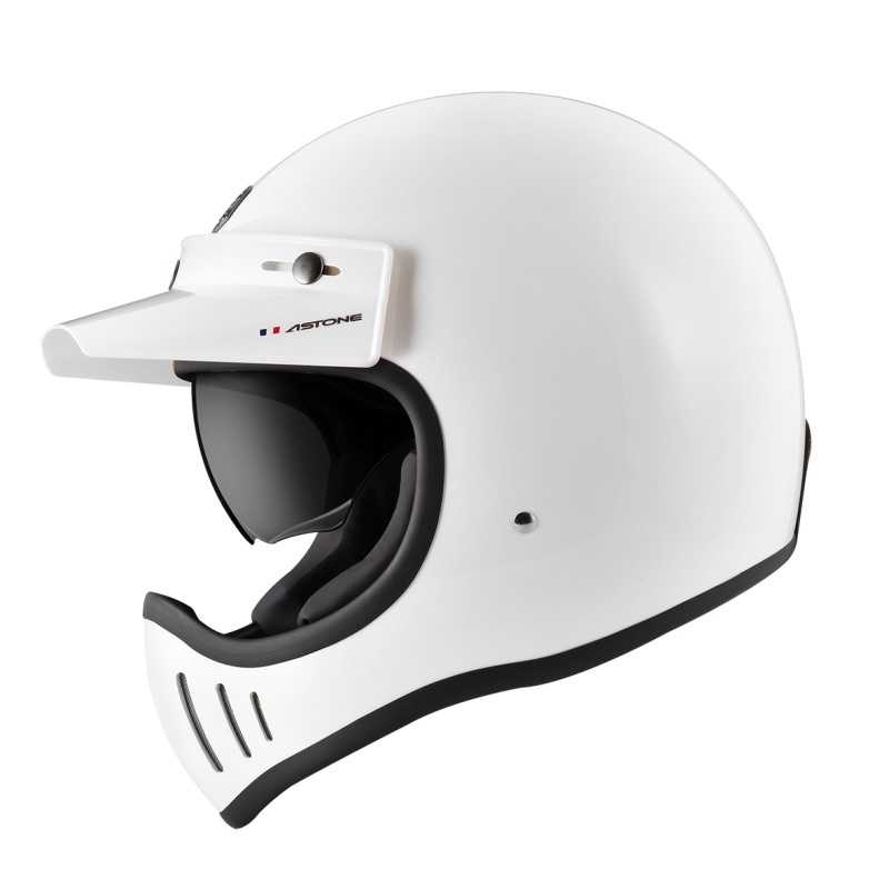 ASTONE 安全帽 super retro 山車帽 916 復古帽 內鏡 DOT 亮白 | 蝦皮購物