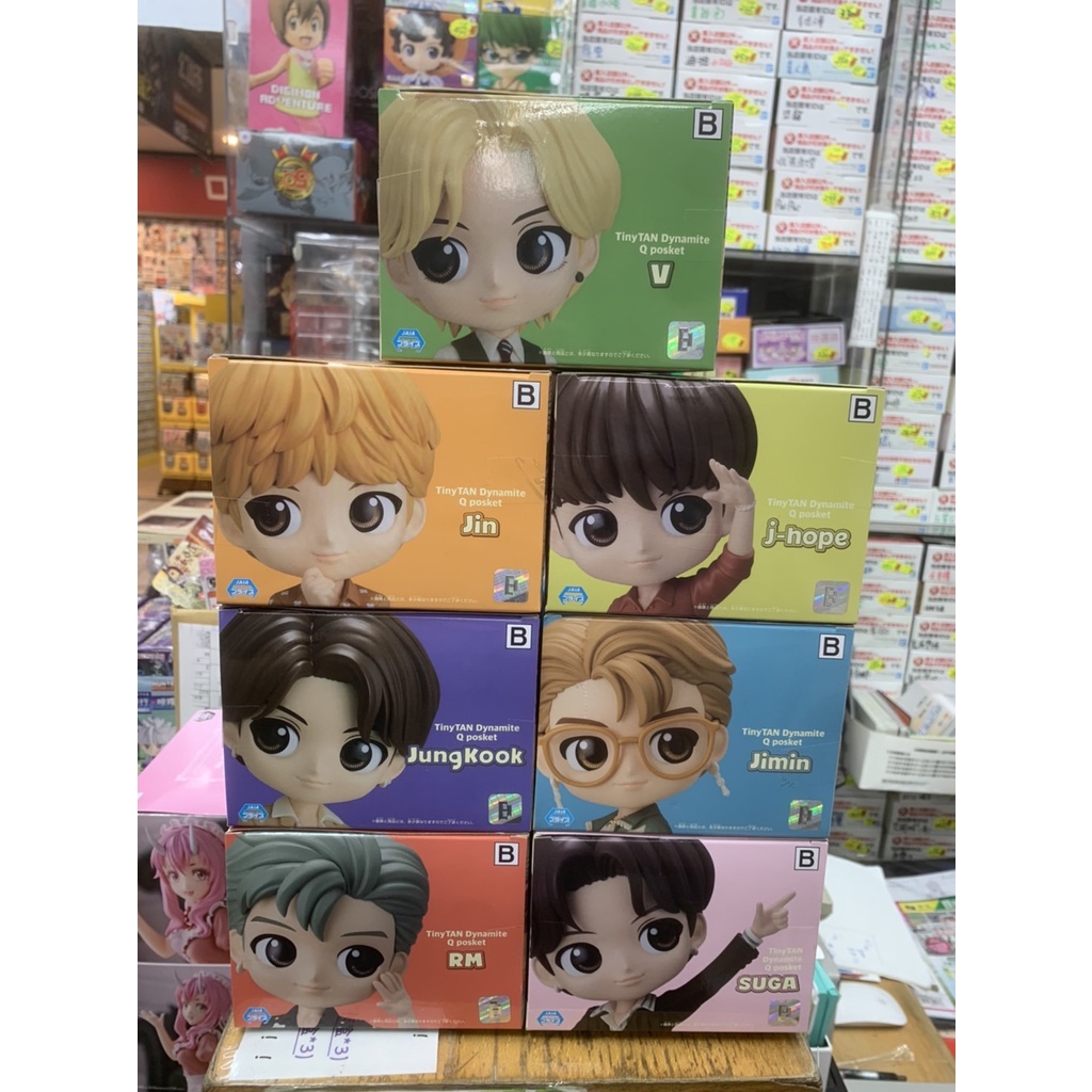 【AJ媽咪玩具鋪】現貨景品 日版 Q POSKET BTS 防彈少年團 TinyTAN Dynamite 一組 | 蝦皮購物