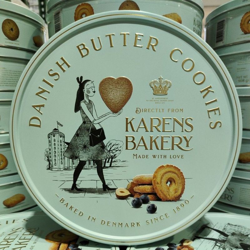 （蝦皮代開電子發票）KARENS BAKERY 丹麥奶酥餅乾 908公克（食品）嚴選優質 全新商品 | 蝦皮購物