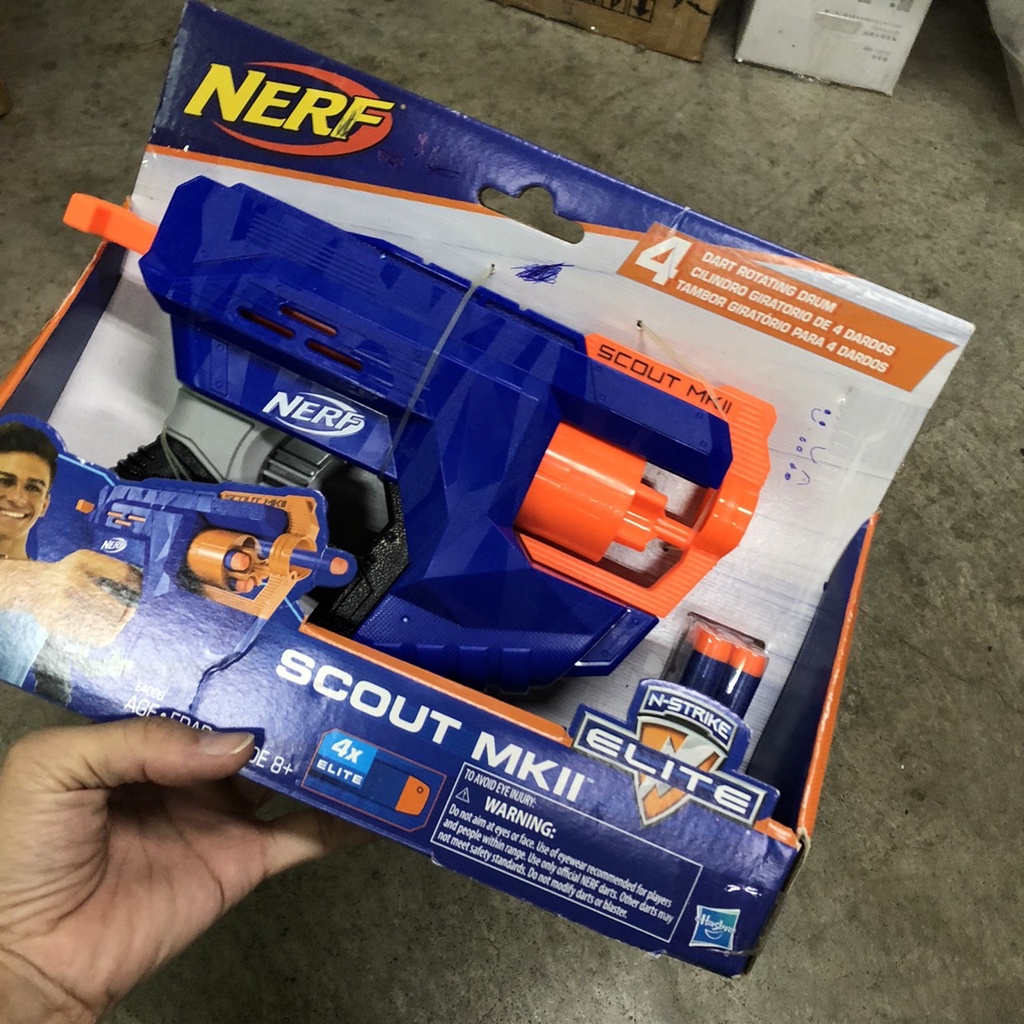 [沐沐屋] NERF 菁英系列 偵察MKII 輪轉 射擊 MK 2 Scout MKII | 蝦皮購物
