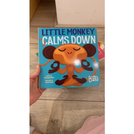 Hello Genius Little Monkey Calms Down (硬頁書) | 蝦皮購物
