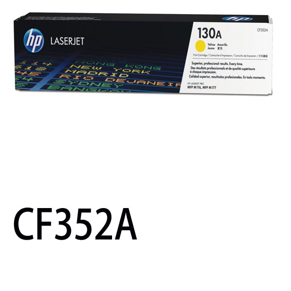 【3CTOWN】限量 含稅 HP 惠普 CF352A 130A 黃色 原廠碳粉匣 CLJ M153 M176 M177 | 蝦皮購物