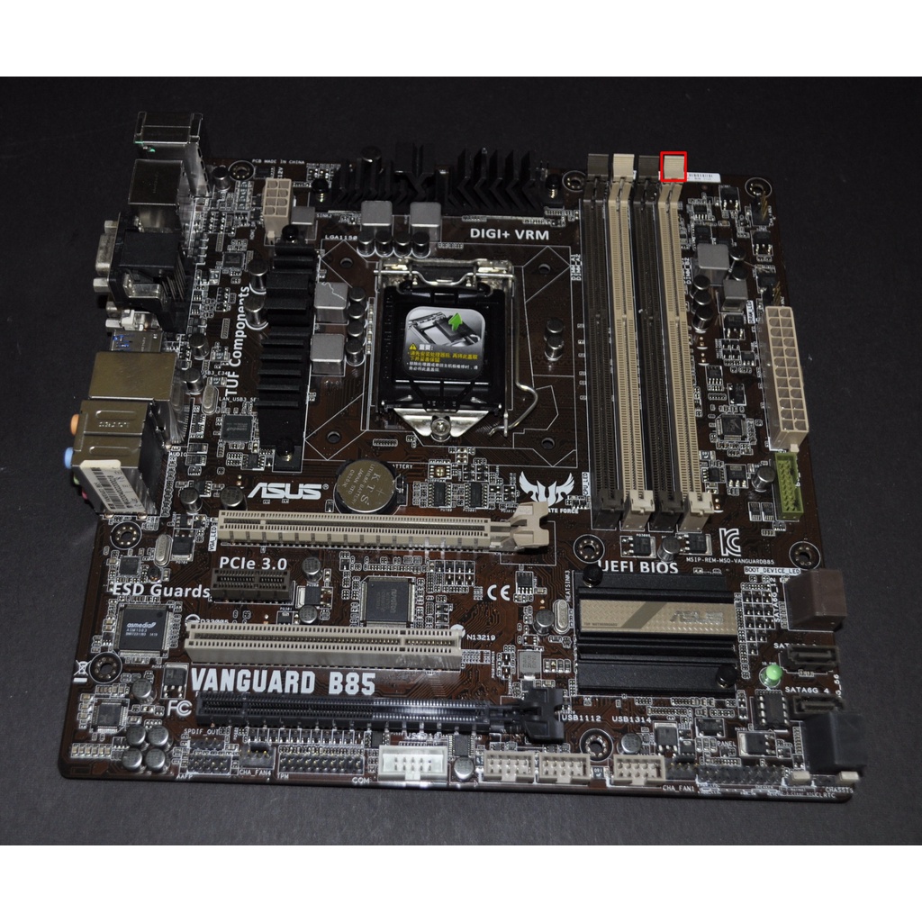 華碩軍規 TUF Vanguard B85 (1150 B85 DDR3 SATA3 USB3.0)非 H87 H97 | 蝦皮購物