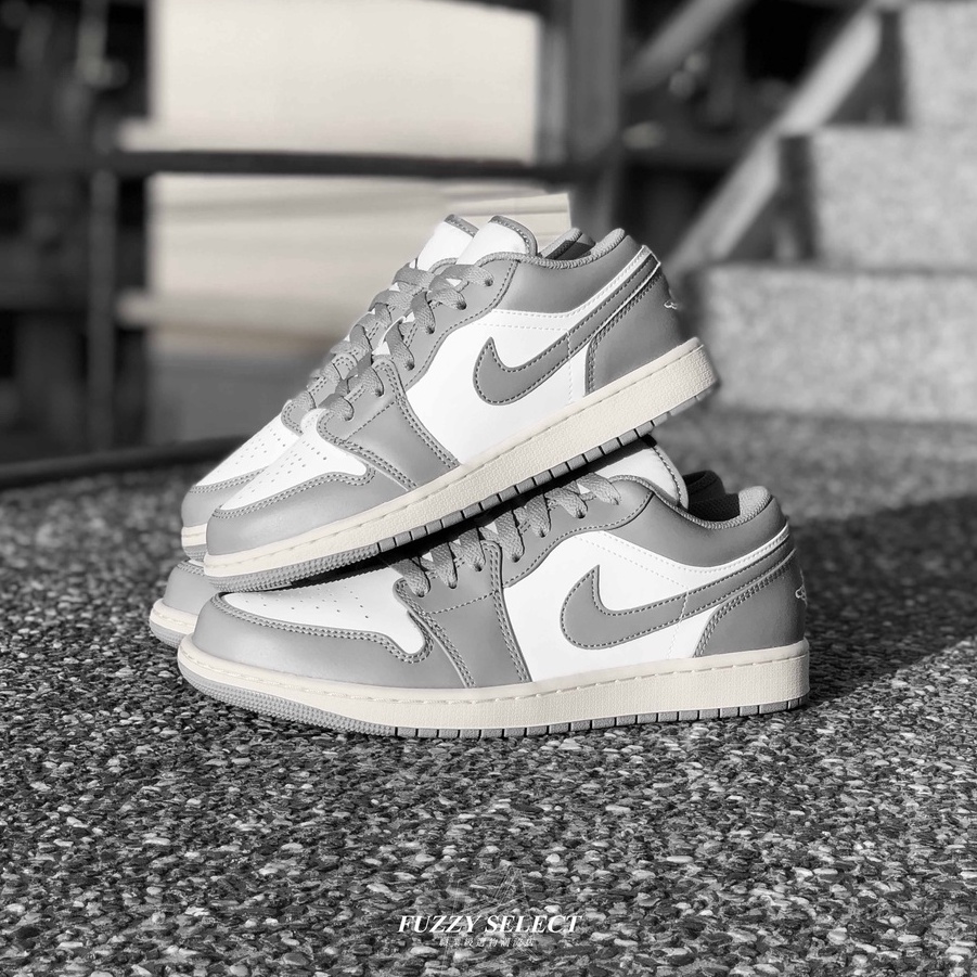 【逢甲 FUZZY】Air Jordan 1 Low Vintage Grey 灰白 553558-053 553560 | 蝦皮購物