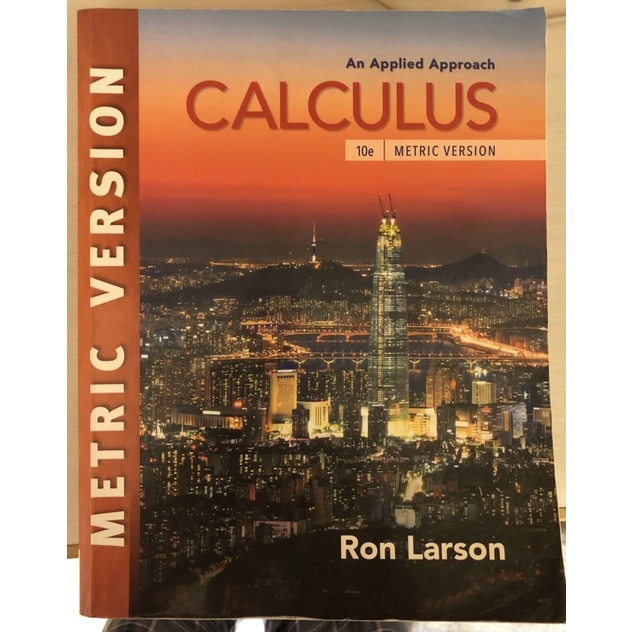 [原文書]Calculus: An Applied Approach (metric version) | 蝦皮購物