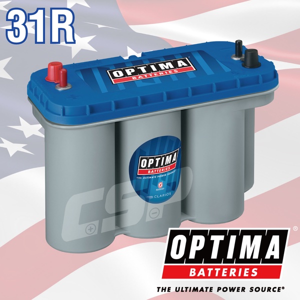 【電池達人】OPTIMA 美國 歐帝瑪 D31R AGM 超級電池 BLUETOP D31M 遊艇 堆高機 越野 皮卡車 | 蝦皮購物