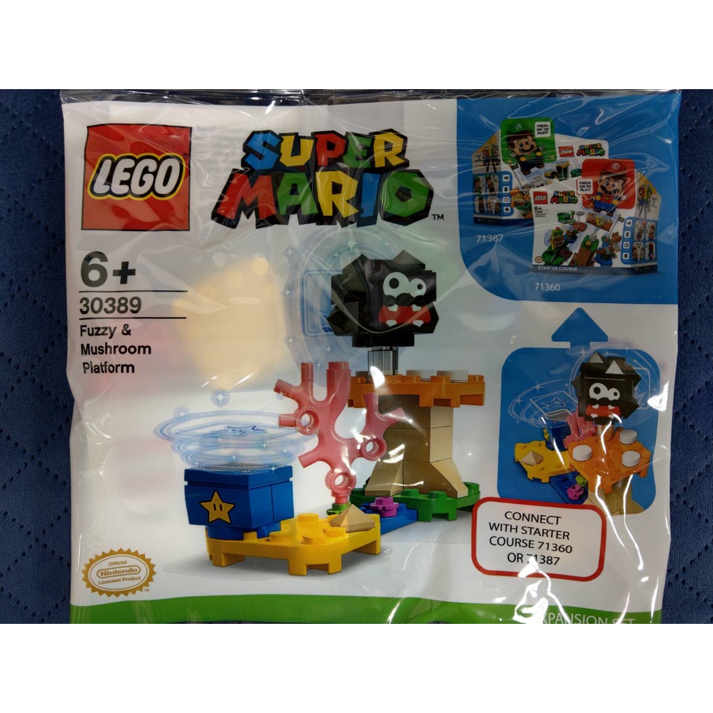 【現貨】袋裝 LEGO 30389 刺毛怪和蘑菇地形 polybag | 蝦皮購物