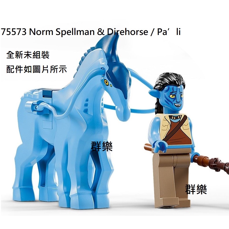 【群樂】LEGO 75573 人偶 Norm Spellman & Direhorse／Pa’li | 蝦皮購物