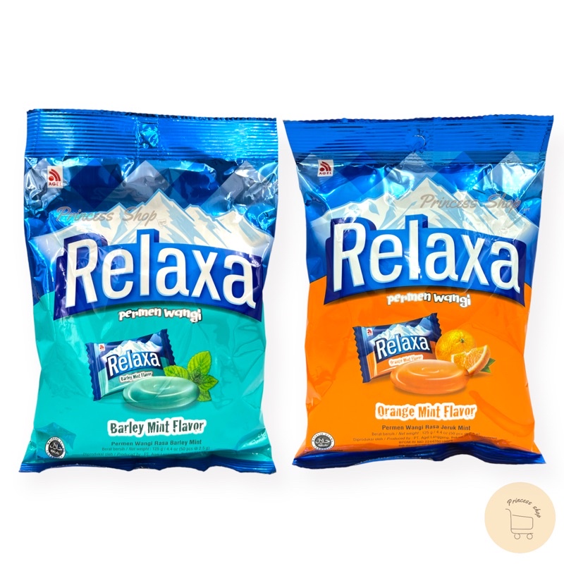 【Relaxa】印尼 原味薄荷糖/橘子薄荷糖 薄荷糖 125g【大公主小舖】 | 蝦皮購物