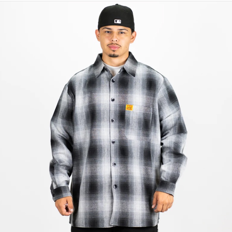 【DOOBIEST】FB COUNTY LONG SLEEVE CHECKER FLANNEL SHIRT | 蝦皮購物