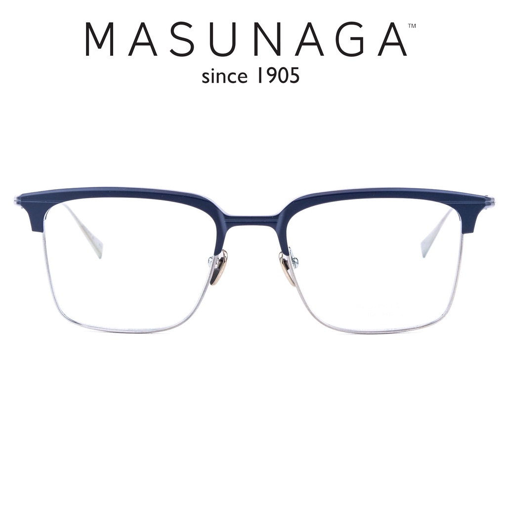 MASUNAGA 增永眼鏡 WALDORF #35 (深藍/銀) 教場 風間公親 木村拓哉同款 眼鏡 鏡框 【原作眼鏡】 | 蝦皮購物