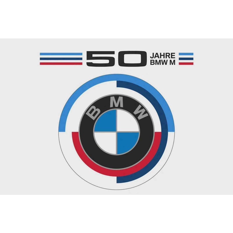 BMW 原廠 50週年 紀念款 限量款 前後logo 車標 8系列 G14 G15 G16 F92 M8 | 蝦皮購物