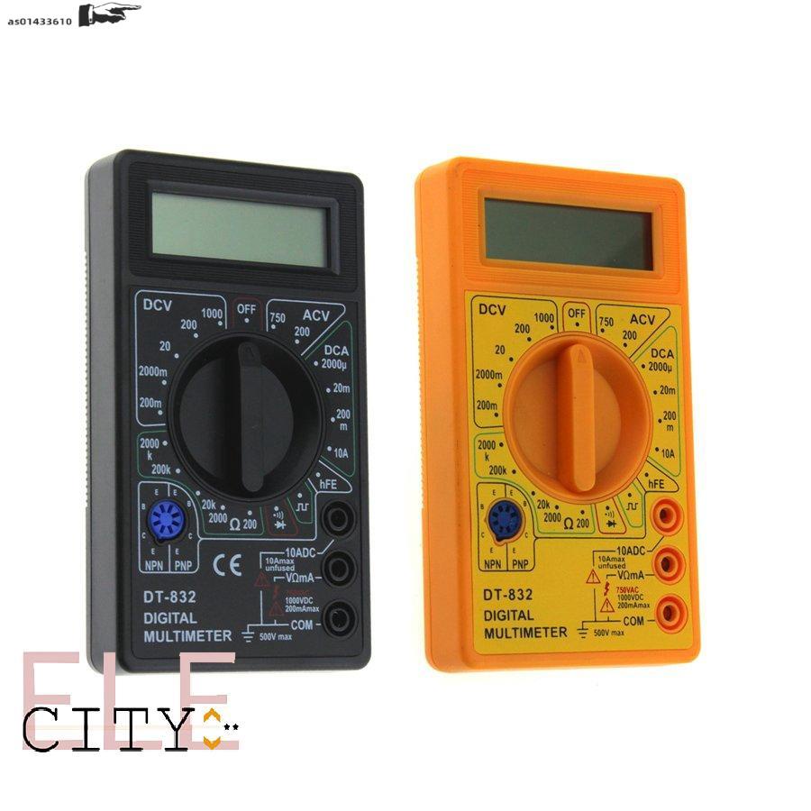 DT-832 Mini Digital Multimeter AC/DC Volt Amp Ohm Diode hFE | 蝦皮購物