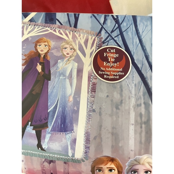 少見Disney FROZEN 2 DIY手作毯子組 被子 冰雪奇緣 迪士尼禮物 | 蝦皮購物