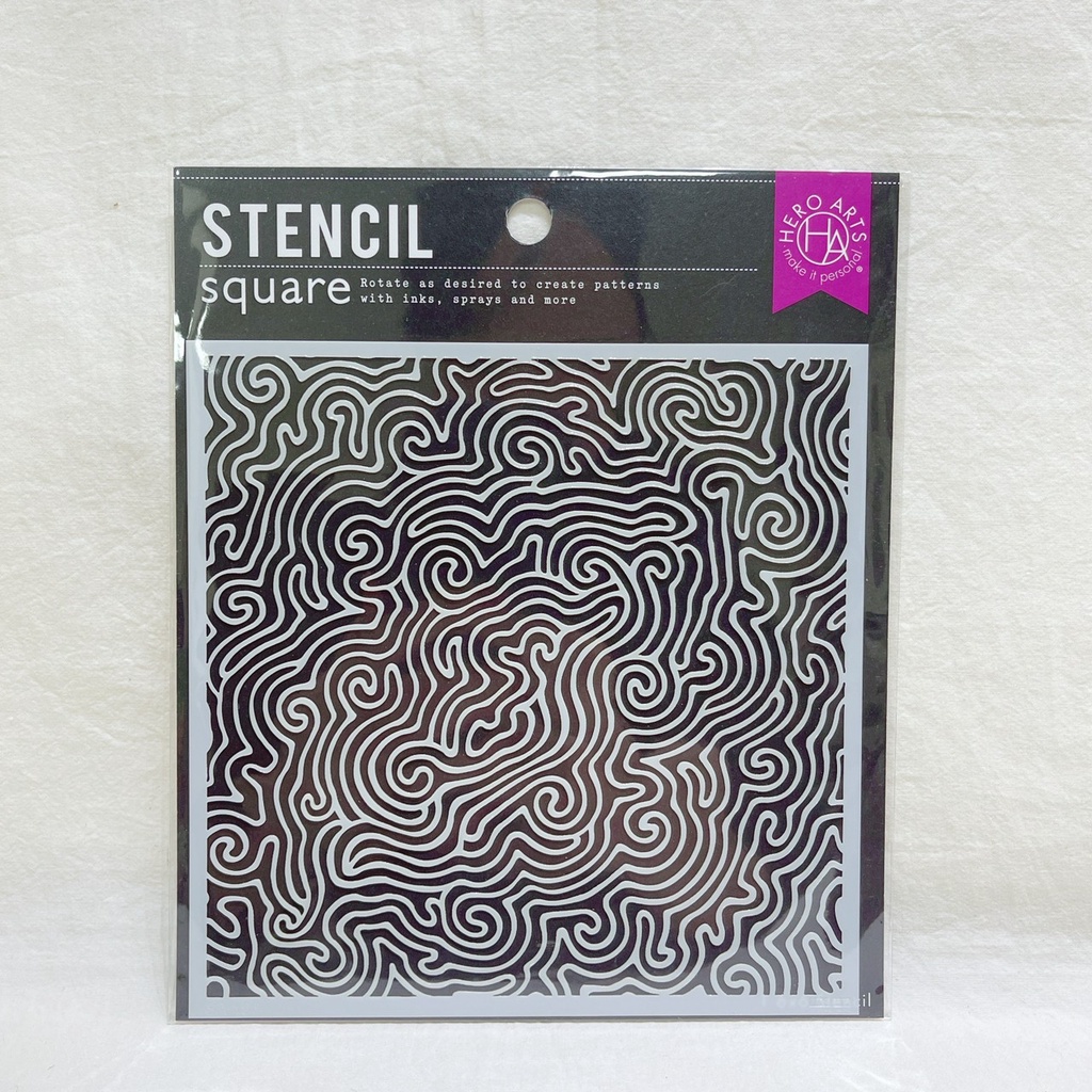 『牧莎記事』型版 型染版 HERO ARTS 6X6" 背景型版 Tide 迷戀 星空-美國進口-HE-SA197 | 蝦皮購物