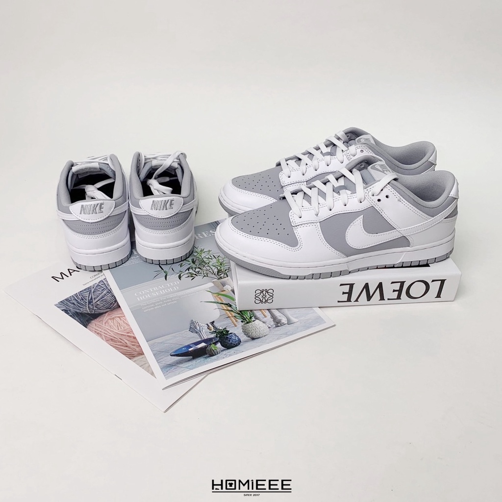 【Homieee】Nike Dunk Low Grey and White 反轉 骨白 DJ6188-003 | 蝦皮購物